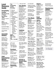 Local Resource Guide